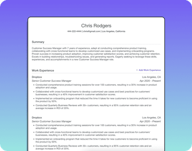 Free ATS Resume Checker & Resume Grader | Swooped